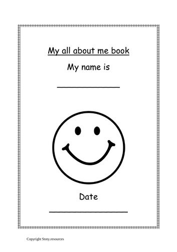 ALL ABOUT ME BOOK BOOKLET EYFS KS1 | Teaching Resources