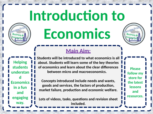 Introduction to Economics | Teaching Resources