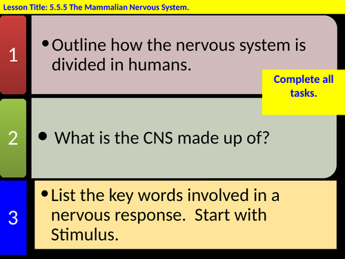 A Level Biology OCR A Plant & Animal Responses series of lessons ...