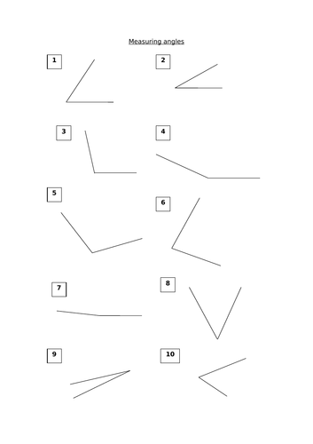 Numeracy Maths Year 4 Planning Angles Protractors Perimeter Area ...