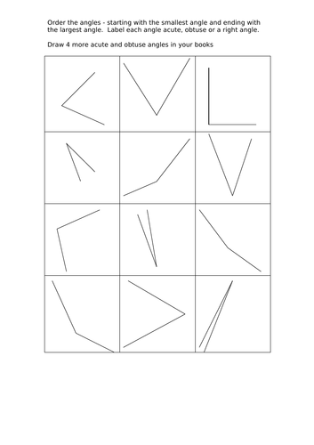 Numeracy Maths Year 4 Planning Angles Protractors Perimeter Area ...