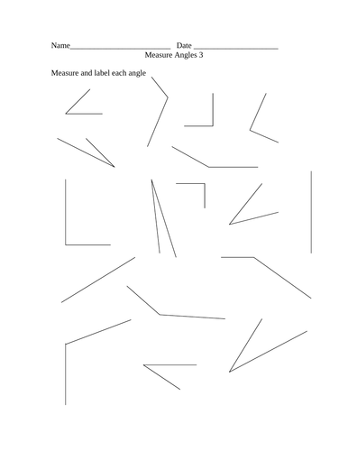 Numeracy Maths Year 4 Planning Angles Protractors Perimeter Area ...
