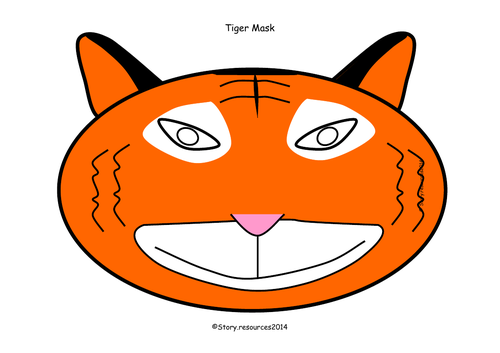 THE TIGER WHO CAME TO TEA ROLEPLAY MASKS EYFS KS1 | Teaching Resources