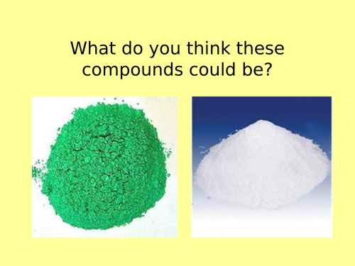 KS3 Chemistry Thermal Decomposition Copper Carbonate Lesson ...
