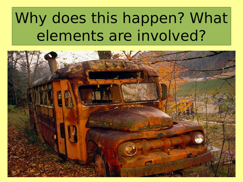 KS3 Chemistry Rusting Investigation Presentation and Lesson Resources ...
