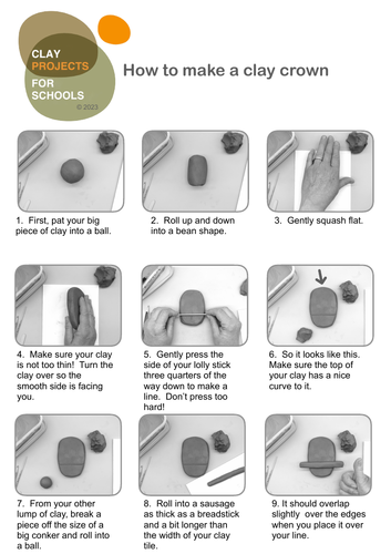 How to make a clay crown | Teaching Resources