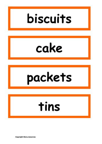 THE TIGER WHO CAME TO TEA KEYWORD LABELS LITERACY EYFS KS1 | Teaching ...