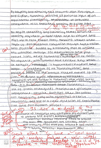A-LEVEL FILM STUDIES | Section D: Experimental cinema | Band 5 exemplar ...