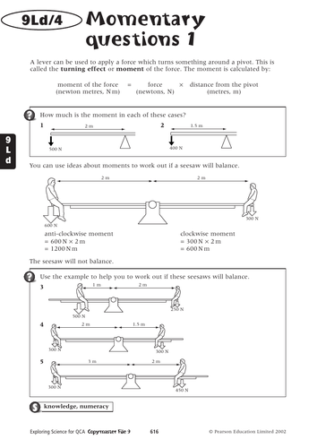 KS3 Physics: Moments | Teaching Resources
