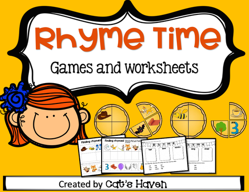 Rhyming Games and Worksheets | Teaching Resources