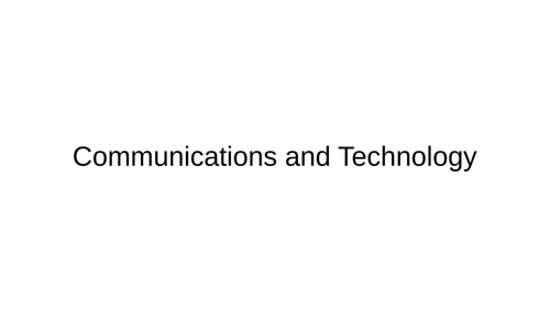 Vocabulary terms for Communications and Technology (ICT) | Teaching ...