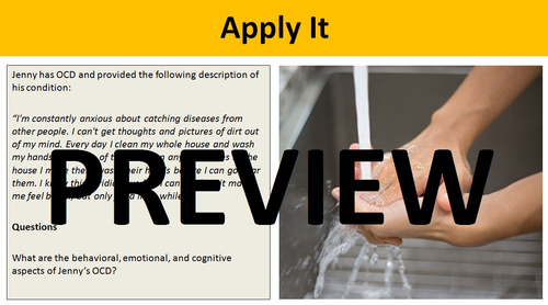 OCD - AQA A Level Psychology (Psychopathology) | Teaching Resources