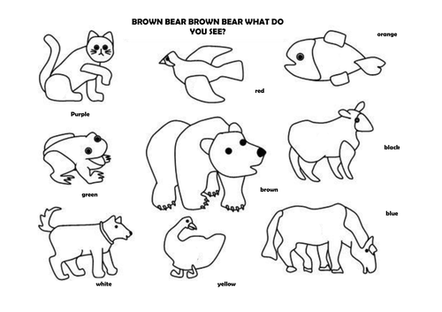 BROWN BEAR BROWN BEAR RESOURCES STORY LITERACY EYFS KS1 | Teaching ...