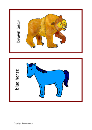 BROWN BEAR BROWN BEAR RESOURCES STORY LITERACY EYFS KS1 | Teaching ...