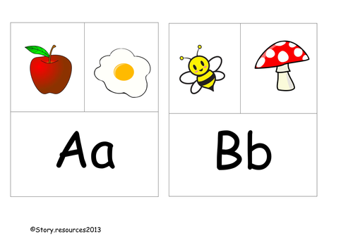 INITIAL SOUND PEG CARDS LETTERS AND SOUNDS | Teaching Resources