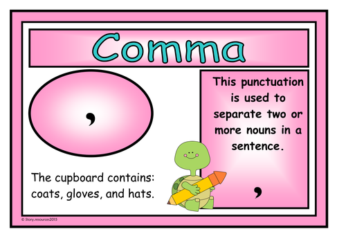 PUNCTUATION RESOURCES | Teaching Resources