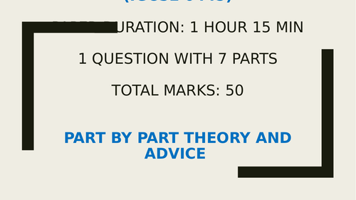 Igcse Design Tech 0445 Paper 1 Q2 Guide Teaching Resources