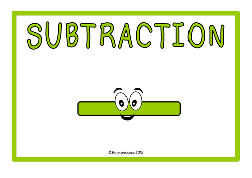 OPERATIONS POSTERS MATHS SYMBOLS KS1 | Teaching Resources