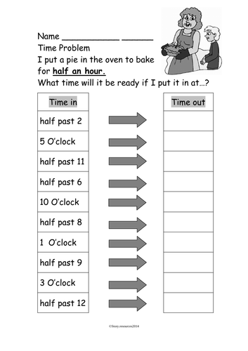 TIME RESOURCE PACK MATHS KS1 EYFS | Teaching Resources