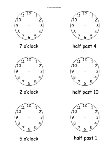 TIME RESOURCE PACK MATHS KS1 EYFS | Teaching Resources