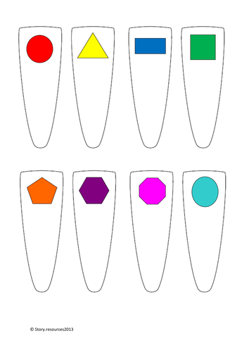 SHAPE FANS AND SHAPES WORDMAT | Teaching Resources