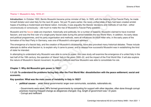 Cambridge International A Level History 9489_European option, Depth ...