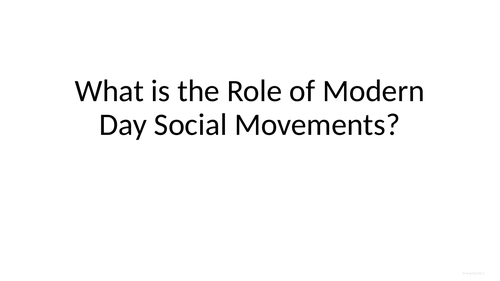 Global Politics: What is the Role of Modern Day Non Violent Social ...