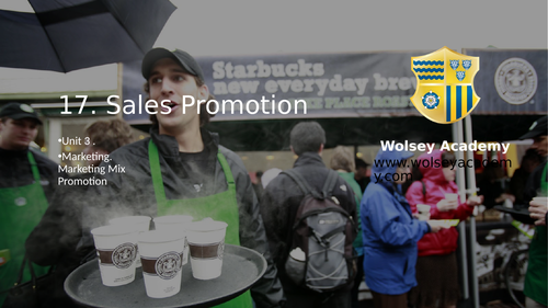 Business Studies – Marketing - Sales Promotion, 17 of 26 | Teaching ...
