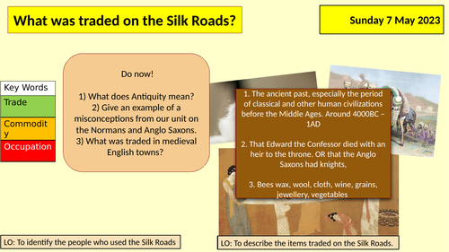Silk Roads Lesson Three What was traded on the Silk Roads? | Teaching ...