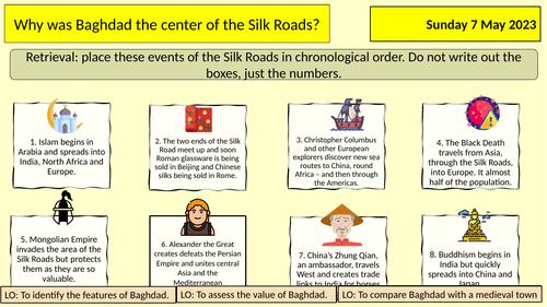 Silk Roads Lesson 5 Why was Baghdad the center of the Silk Roads ...