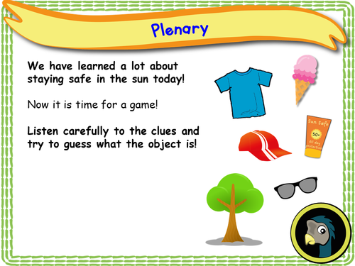 Sun Safety - EYFS PSHE | Teaching Resources