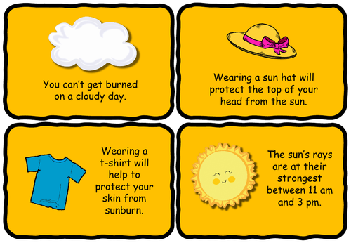 Sun Safety - EYFS PSHE | Teaching Resources