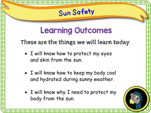 Sun Safety - EYFS PSHE | Teaching Resources