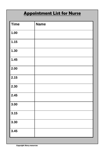 HOSPITAL ROLE PLAY RESOURCE KS1 EYFS | Teaching Resources