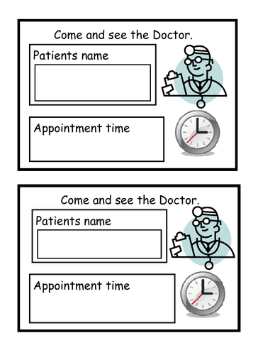 HOSPITAL ROLE PLAY RESOURCE KS1 EYFS | Teaching Resources