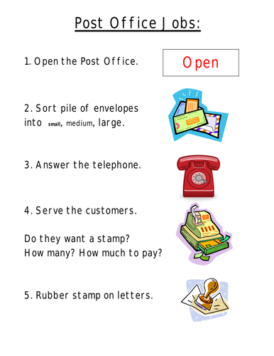 POST OFFICE ROLE PLAY EYFS KS1 | Teaching Resources