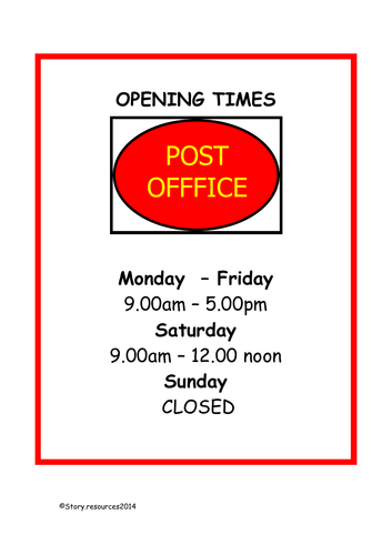 POST OFFICE ROLE PLAY EYFS KS1 | Teaching Resources