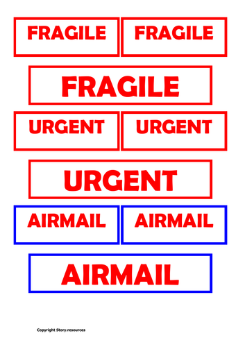 POST OFFICE ROLE PLAY EYFS KS1 | Teaching Resources