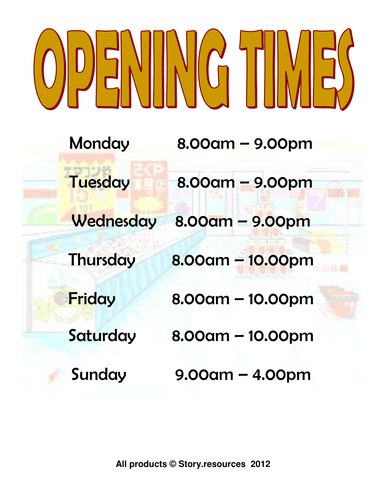 SUPERMARKET ROLE PLAY EYFS KS1 | Teaching Resources