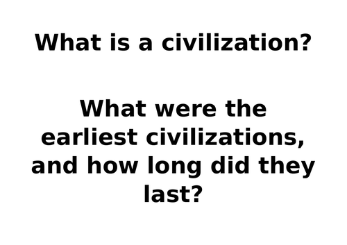 KS2 Ancient Civilization 6 week plan | Teaching Resources