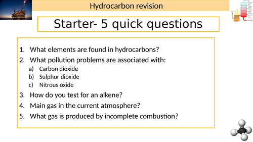 AQA science Hydrocarbons revision | Teaching Resources AQA science Hydrocarbons revision | Teaching Resources