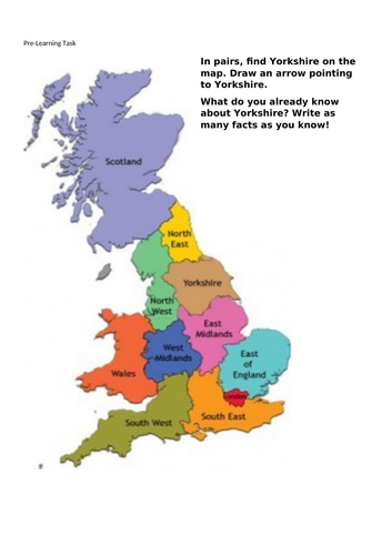 Unit of work on Yorkshire on ActivInspire boards | Teaching Resources
