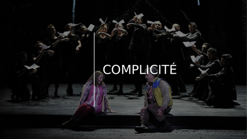 Drama Practitioners - Complicite Workshops! GCSE and A-Level. Drama ...