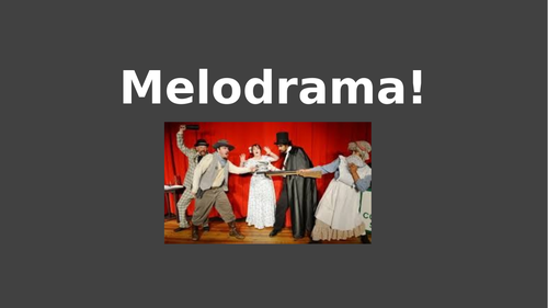 KS3 - Melodrama Scheme of Work. | Teaching Resources