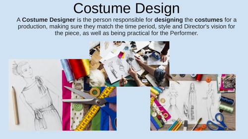 KS3 - Costume Design - POWERPOINT GUIDE. | Teaching Resources