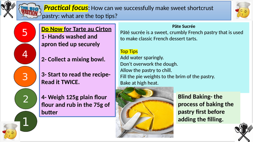 Baking/patisserie unit of work | Teaching Resources