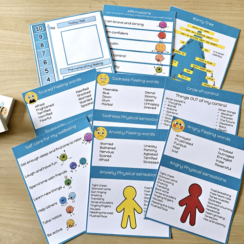 Coping skills for emotional regulation ELSA Support | Teaching Resources