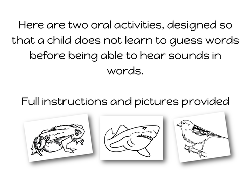 Phase 1 Oral Blending Activities | Teaching Resources