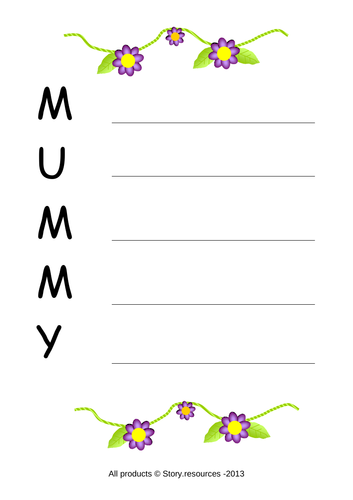 MOTHERS DAY TEACHING RESOURCES EYFS KS1 | Teaching Resources