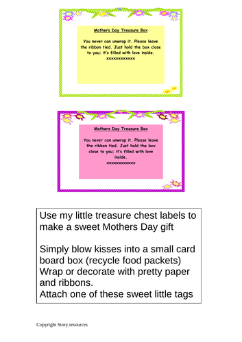 MOTHERS DAY TEACHING RESOURCES EYFS KS1 | Teaching Resources